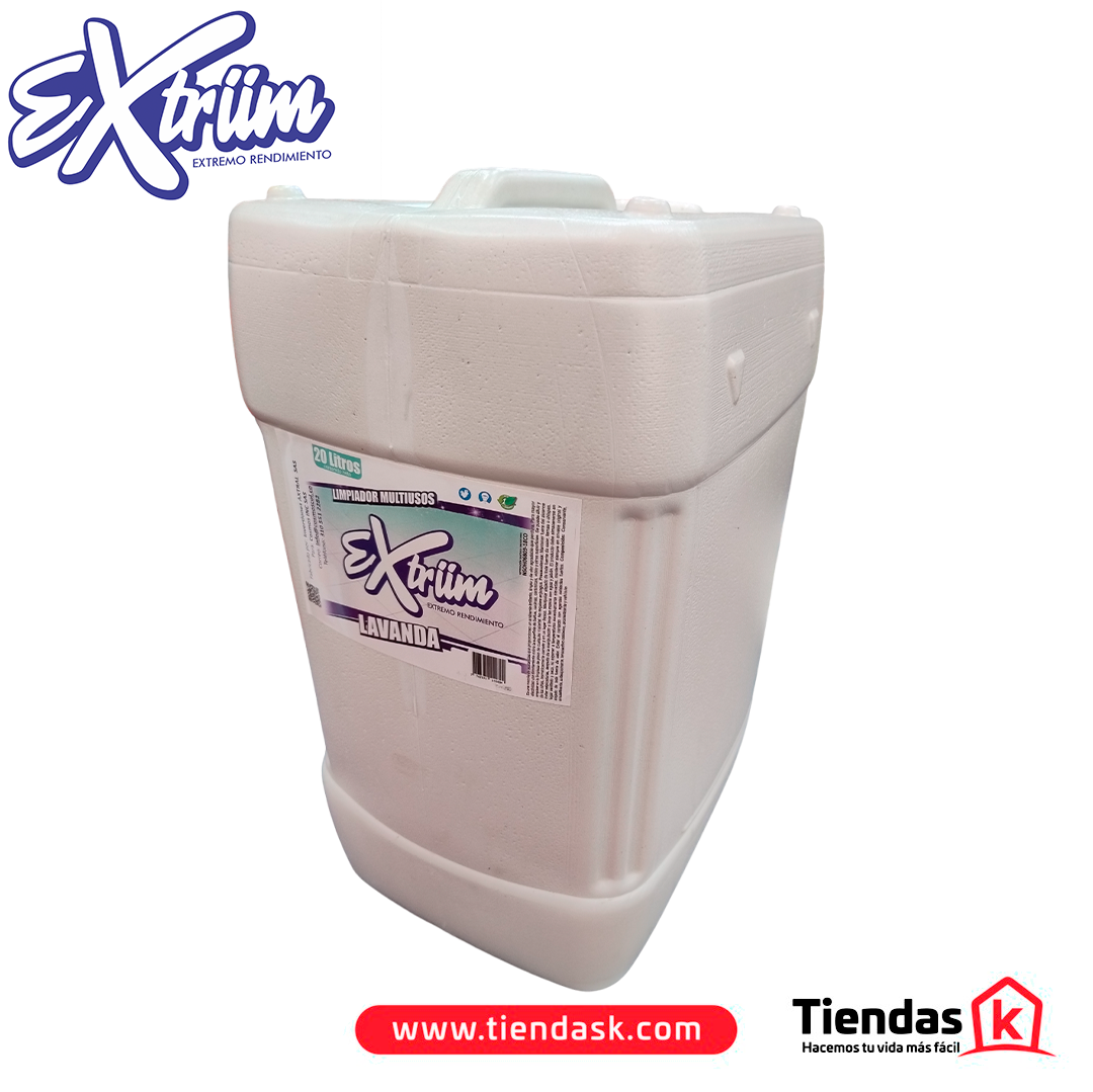 LIMPIADOR MULTIUSOS LAVANDA EXTRIIM 20 LITROS - SURTI EXTRIIM | Ahorro ...
